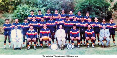 Tyrell Rajapakse led the invincible Trinity team of 1987-by Hafiz Marikar