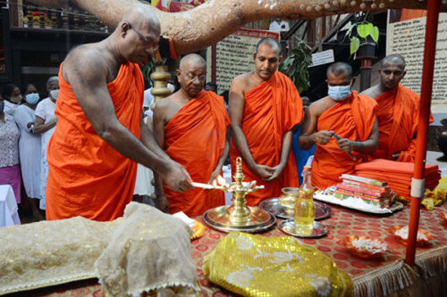 Anointing of oil ceremony