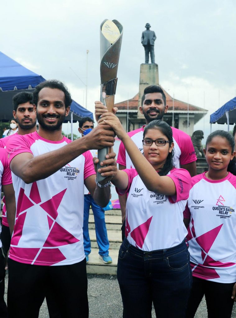 Queen’s baton reaches Sri Lanka By Chathura Ranasinghe - eLanka