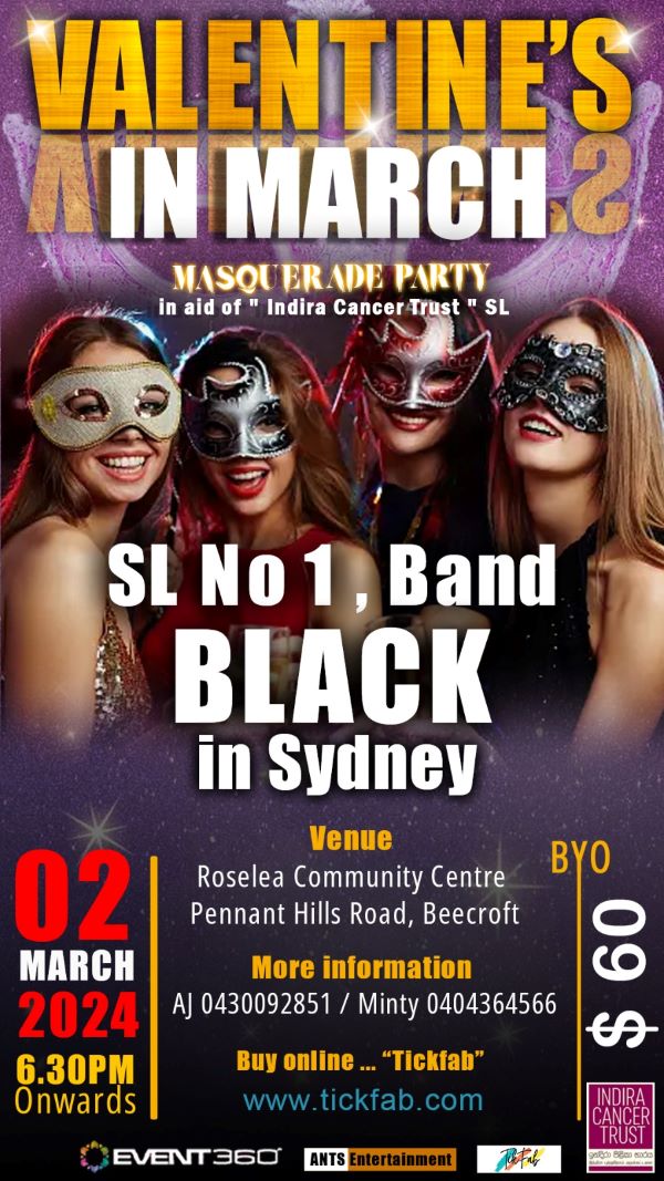 Valentines In March - 2nd March 2024 - 6.30 PM ONWARDS ( Sydney Event ...